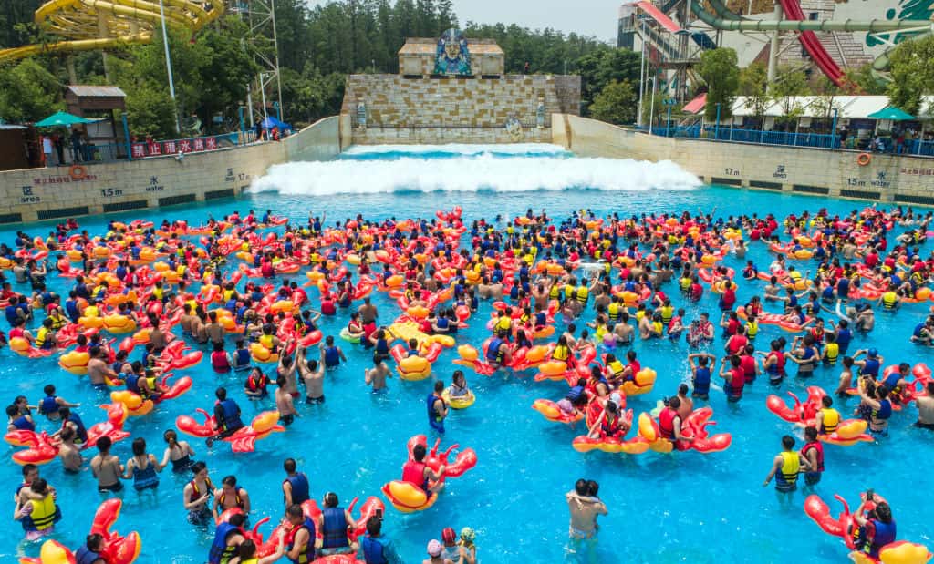 Coronavirus Roulette, Anyone? Wuhan Water Park Hosts Massive Pool Party ...