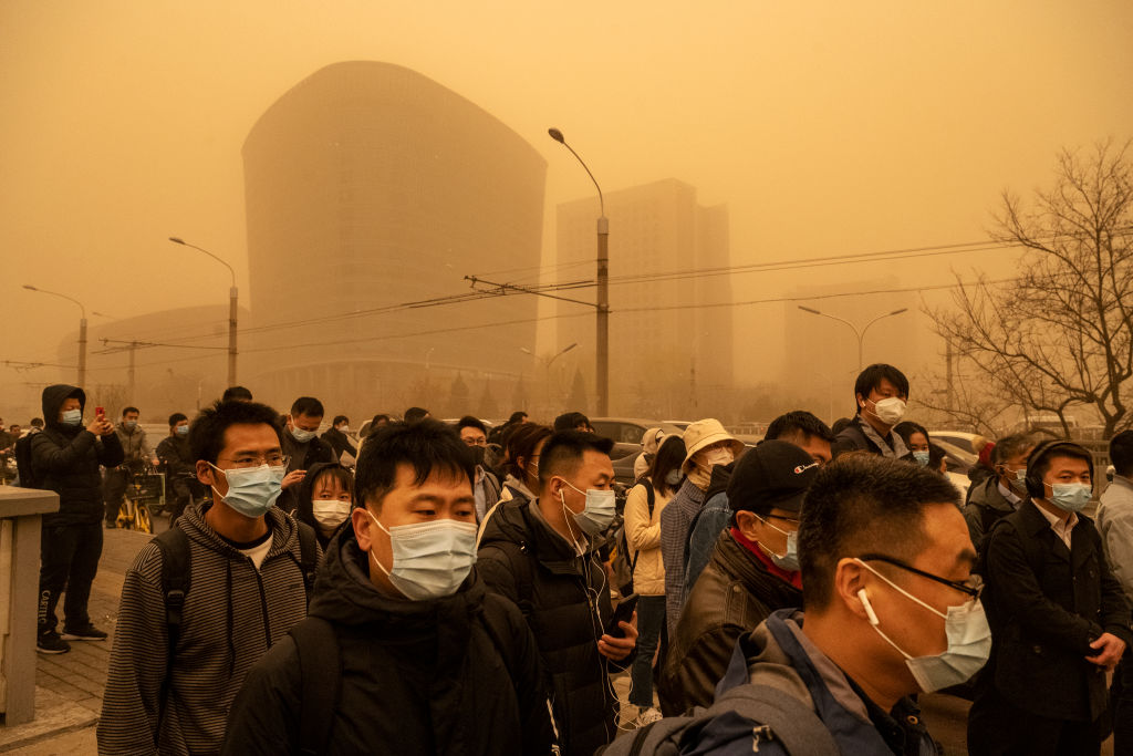 Beijing Chokes On Yellow Dust During Biggest Sandstorm In Almost A ...