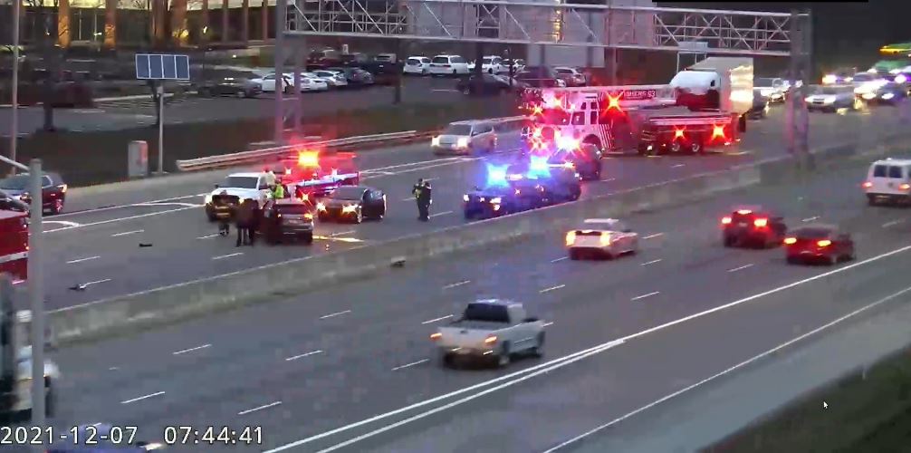 One Person Hurt in Six-Vehicle Crash on I-69 - WIBC 93.1 FM