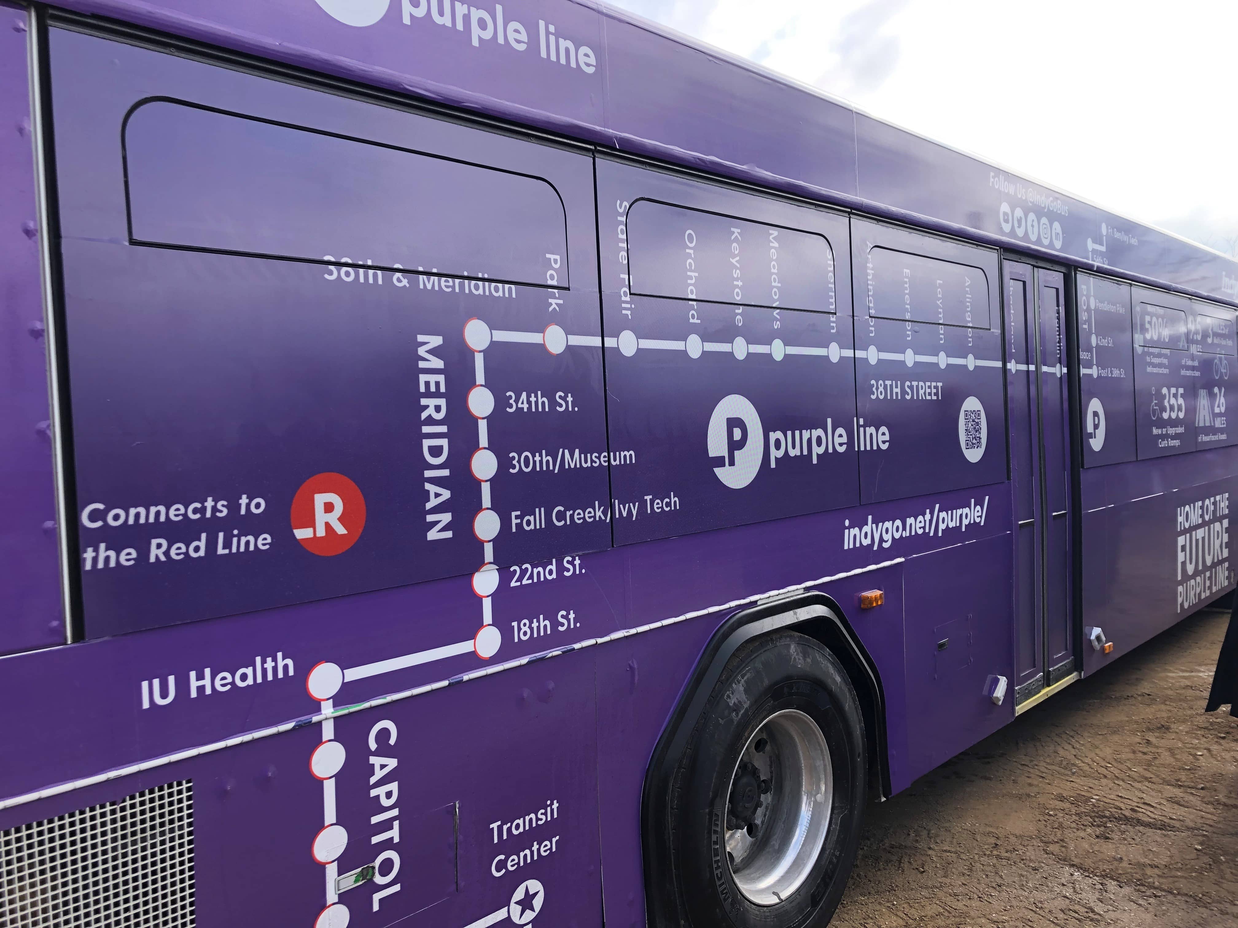 IndyGo Launches Construction of Purple Line, Linking Downtown Indy to ...