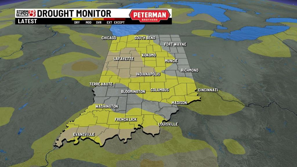 NWS: Drought Conditions Improving Across Indiana - WIBC 93.1 FM