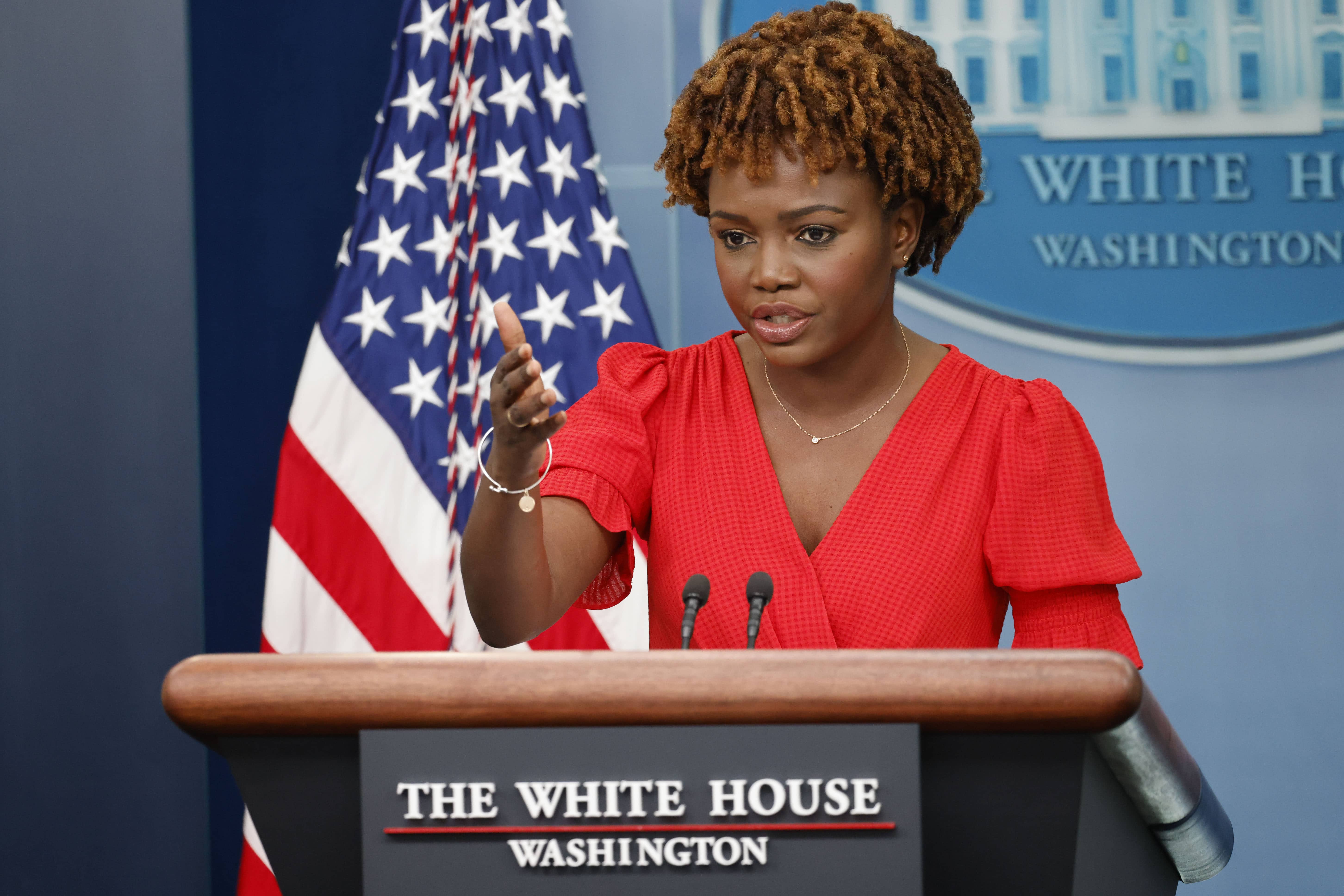 Karine Jean-Pierre Loses Control Of Press Briefing: "You're not being ...