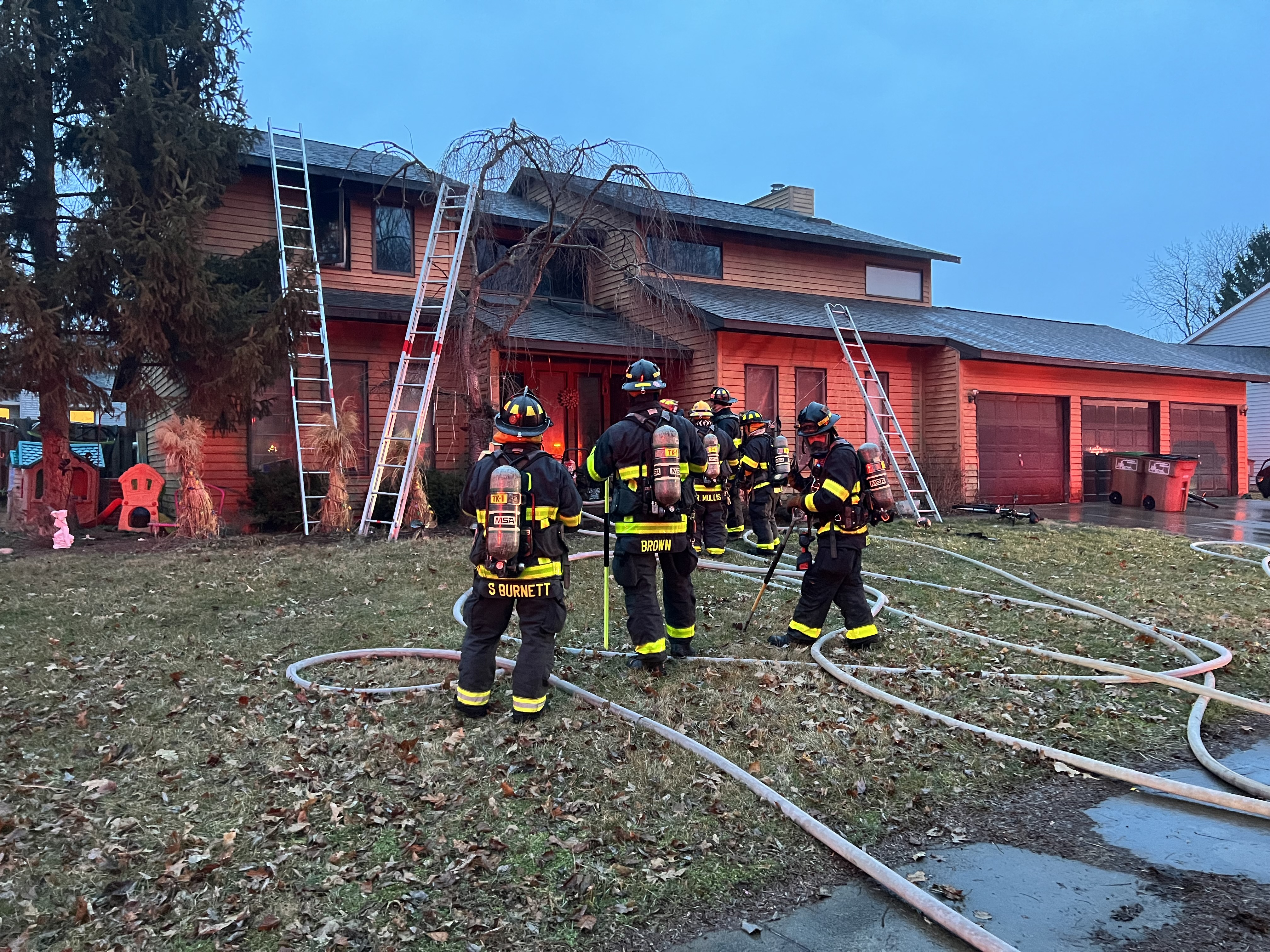 Second-Story Fire Put Out in Columbus