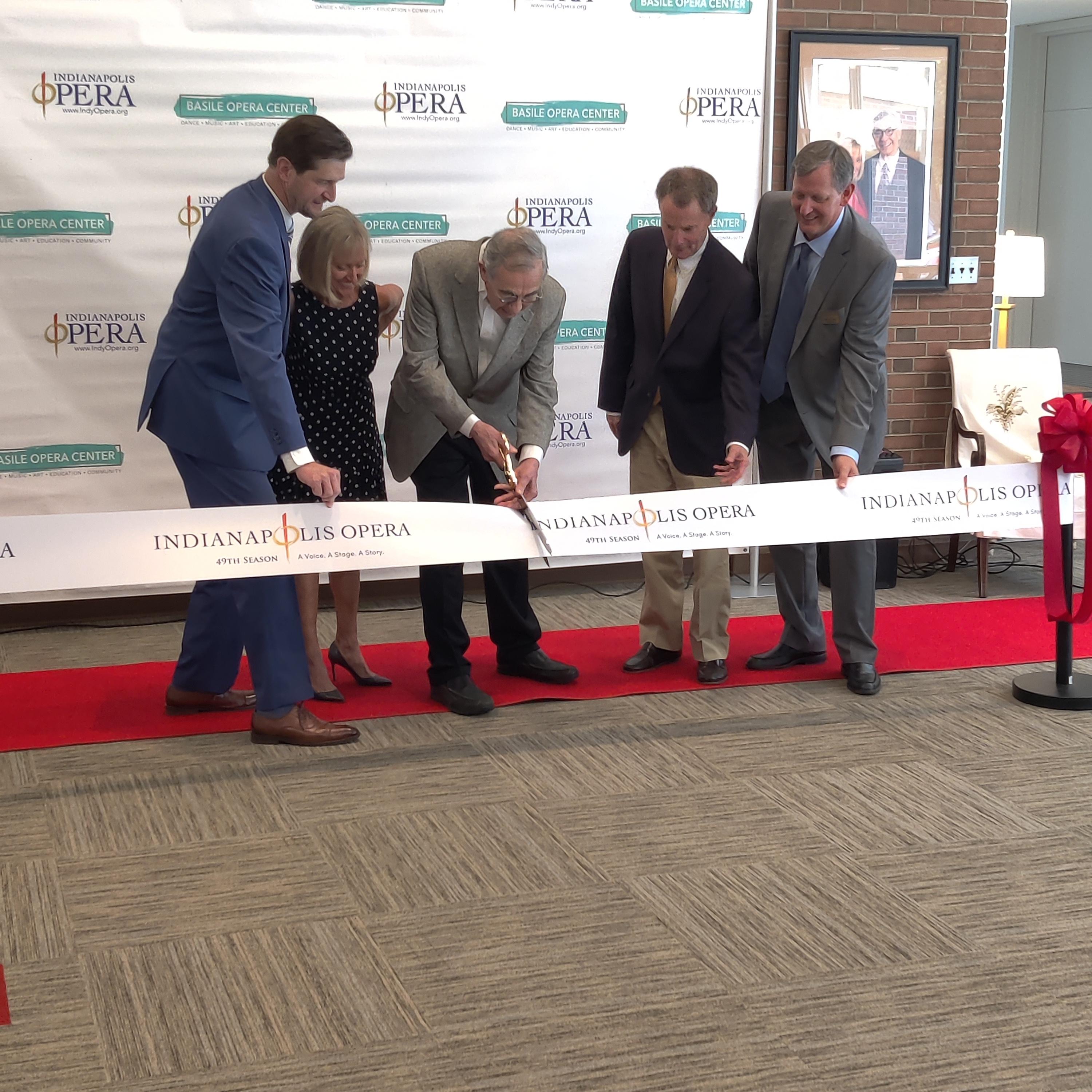 Indianapolis Opera Holds Ribbon Cutting for Basile Opera Center