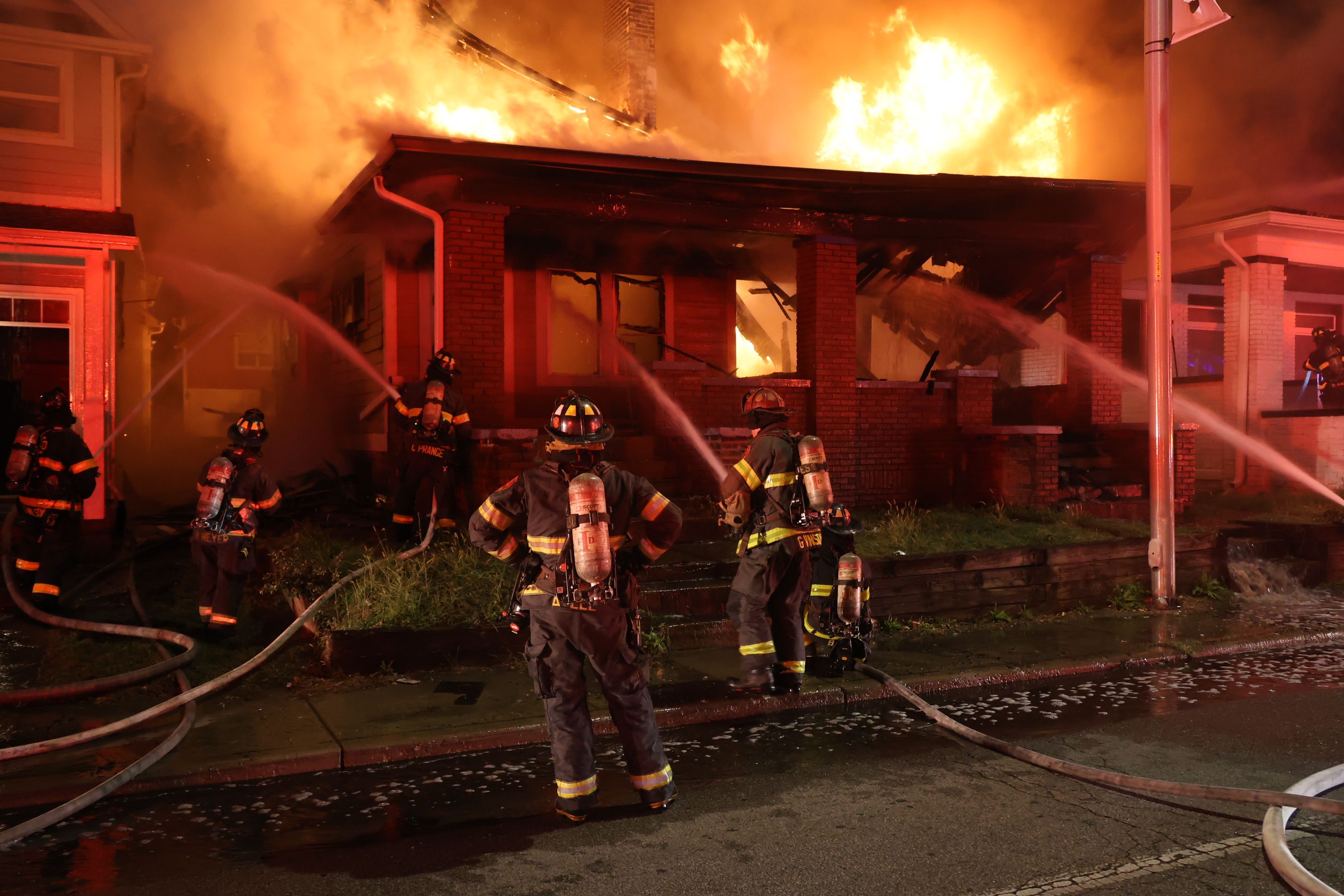 Early Morning Fires in Indianapolis: Two Firefighters Injured