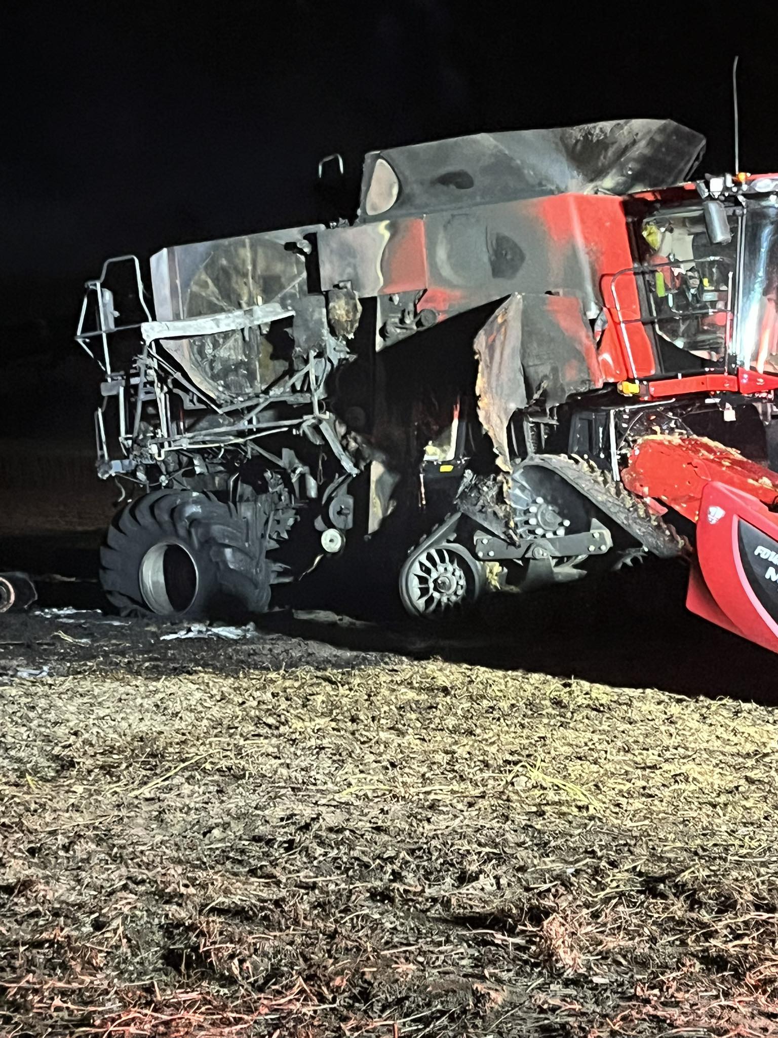 Combine Fire, Explosion Injures Hancock County Firefighters