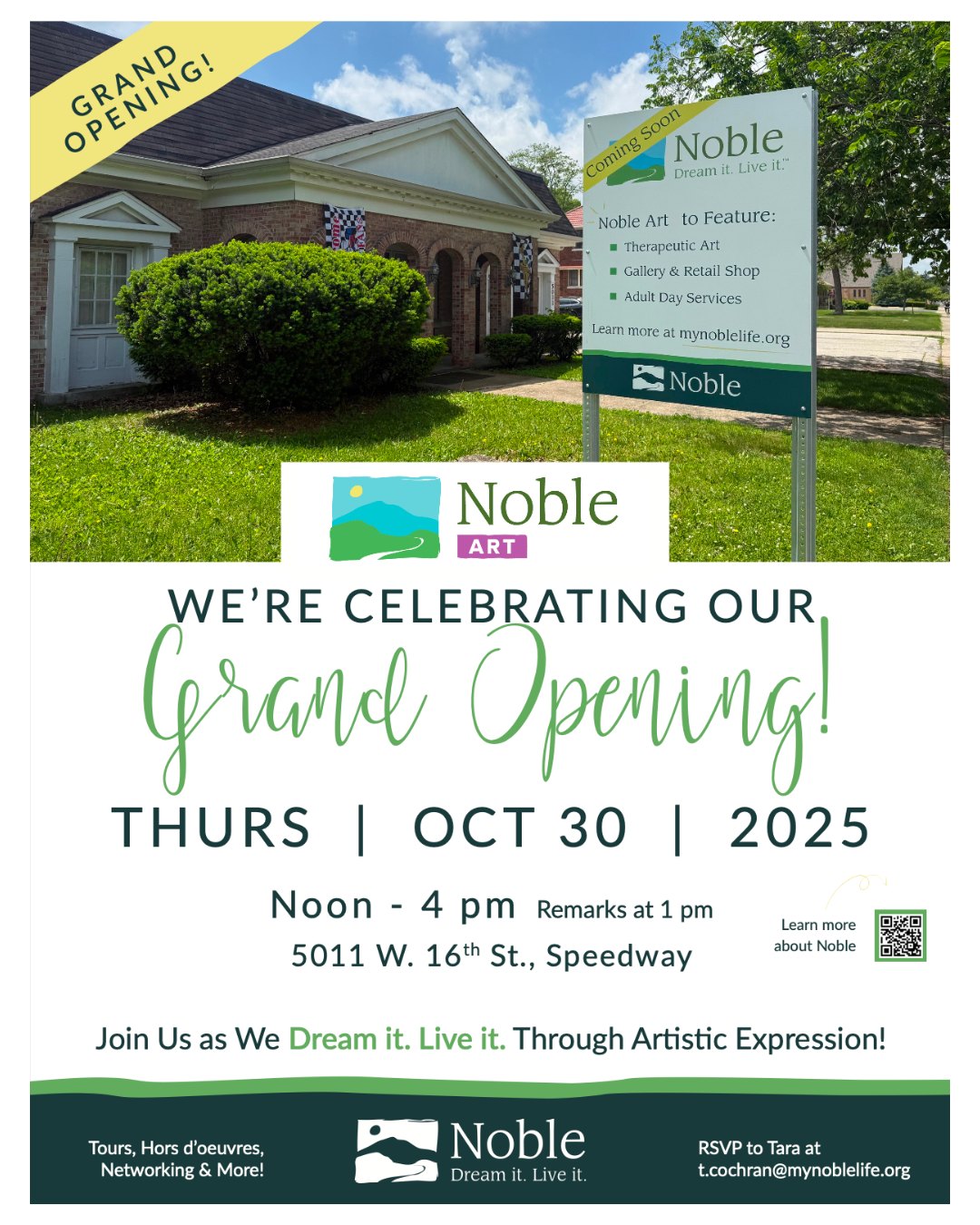 Noble Art Opens in Speedway: Uniting Art and Inclusion