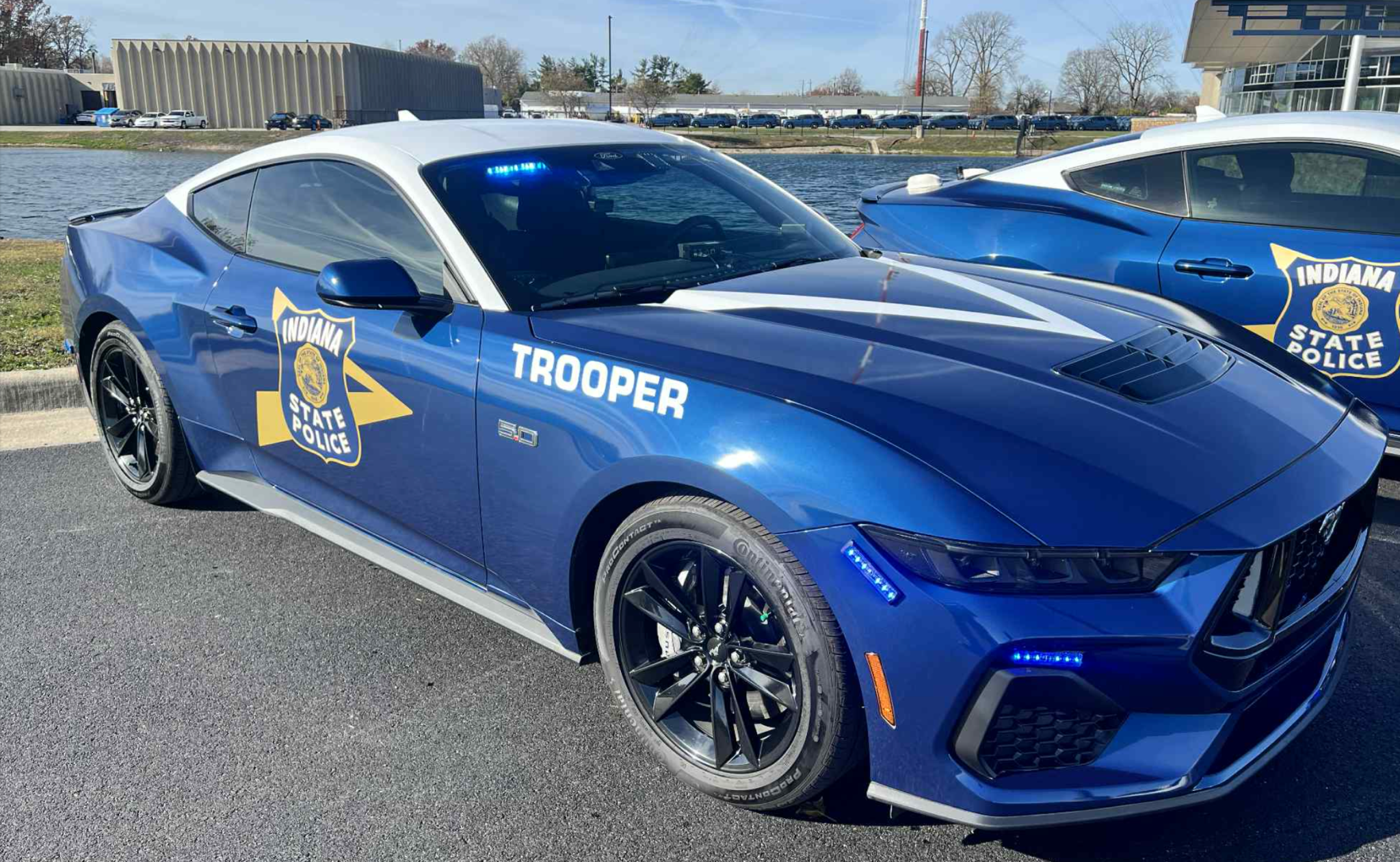Indiana State Police Unveils New Fleet Of Durangos And Mustangs