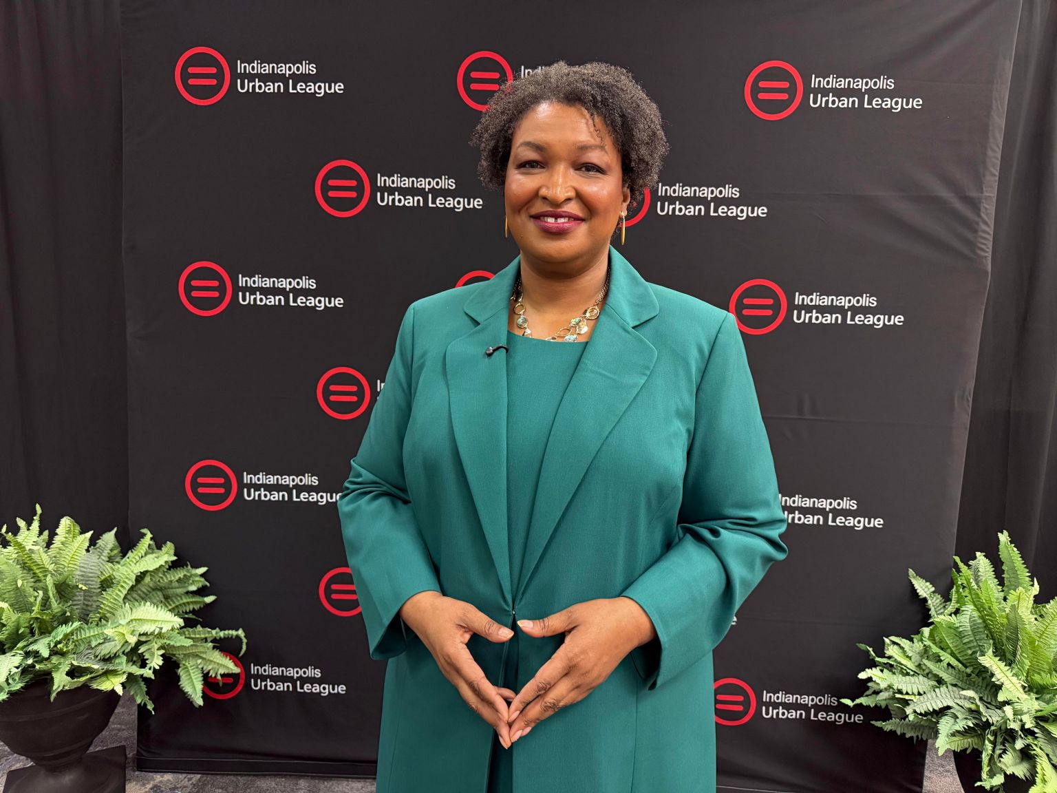 Abrams Discusses Redistricting, Elections in Indianapolis